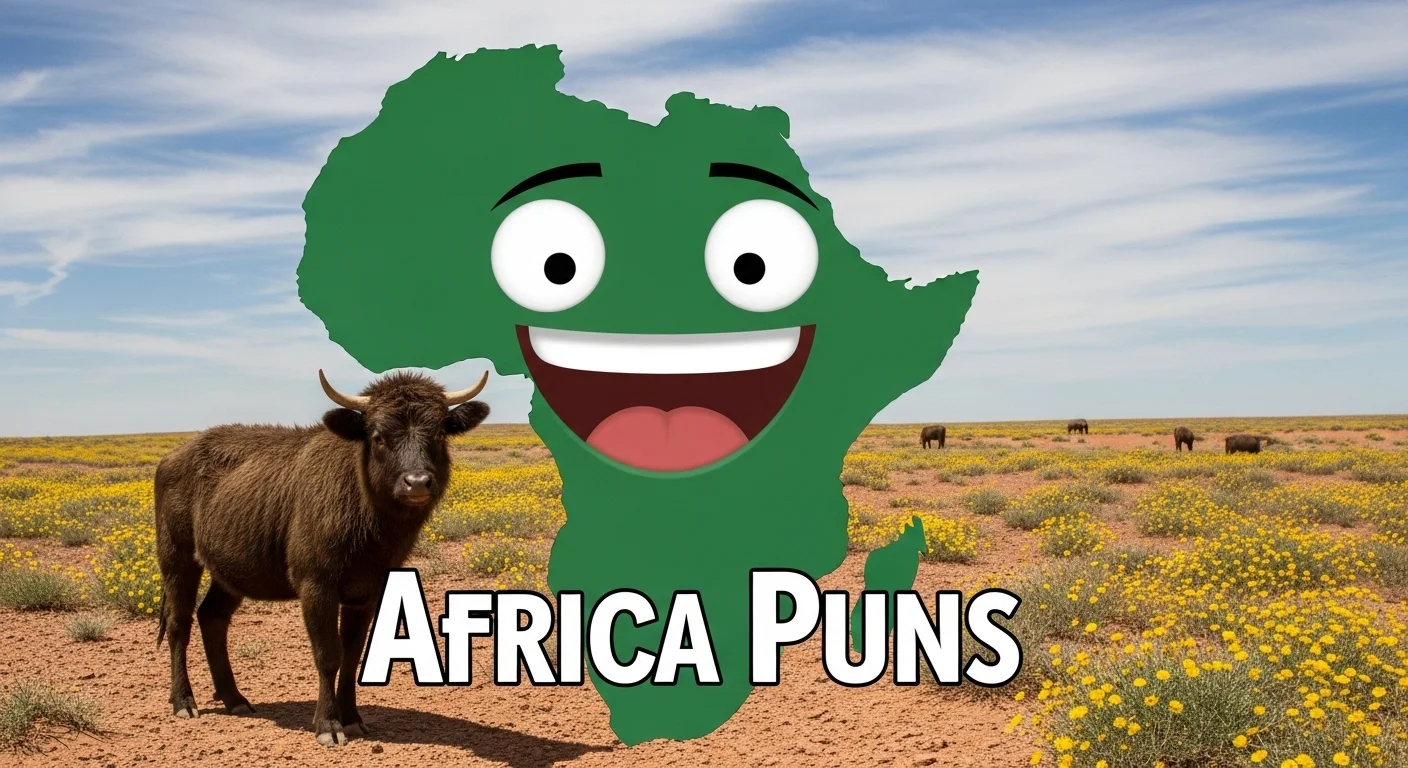 333+ Hilarious Africa Puns & Wordplay | Funny Safari & Wildlife Jokes
