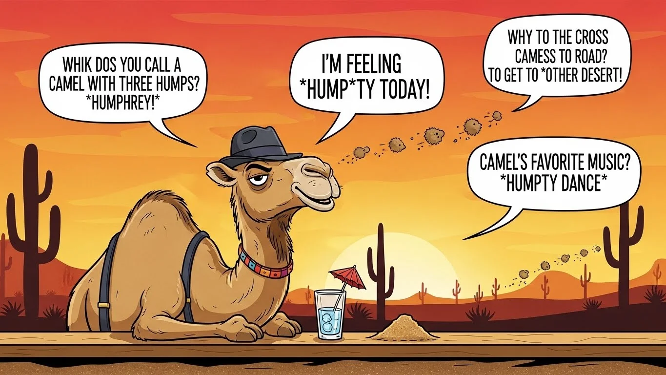 230+ Camel Puns That’ll Hump Up Your Humor Funniest Desert Wordplay