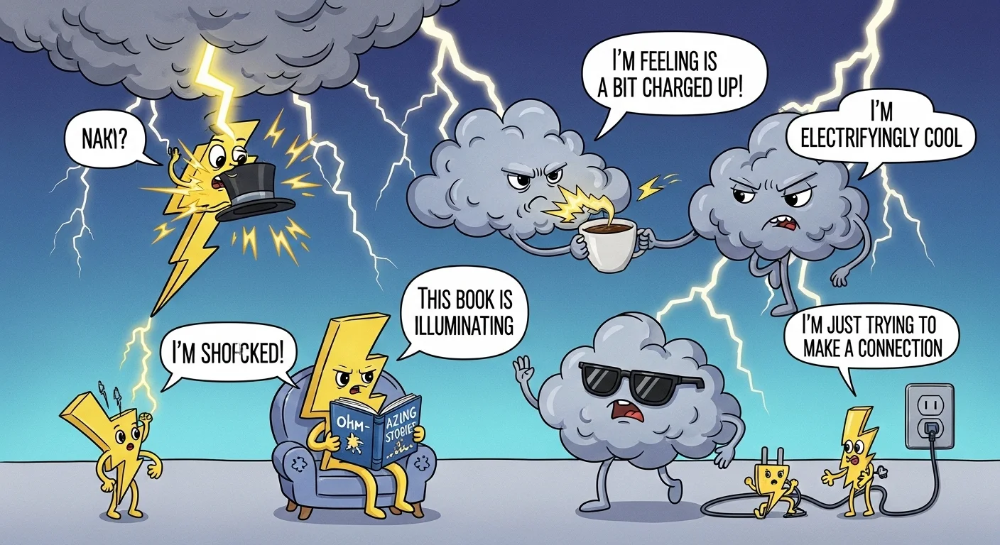 202+ Funny Lightning Puns That Strike Hard Hilarious Electric & Thunder ...