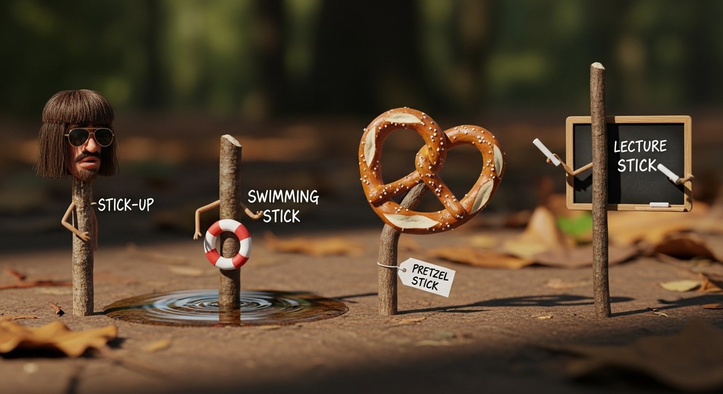 203+ Funny Stick Puns and Jokes That Will Stick With You Forever - Quickpun
