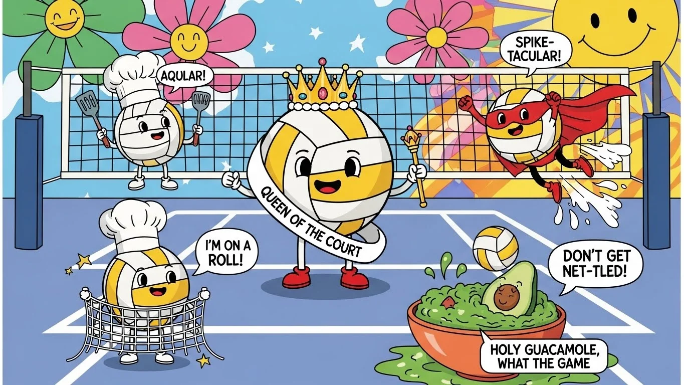 345+ Funny Volleyball Puns That Will Spike Your Laughter - Quickpun