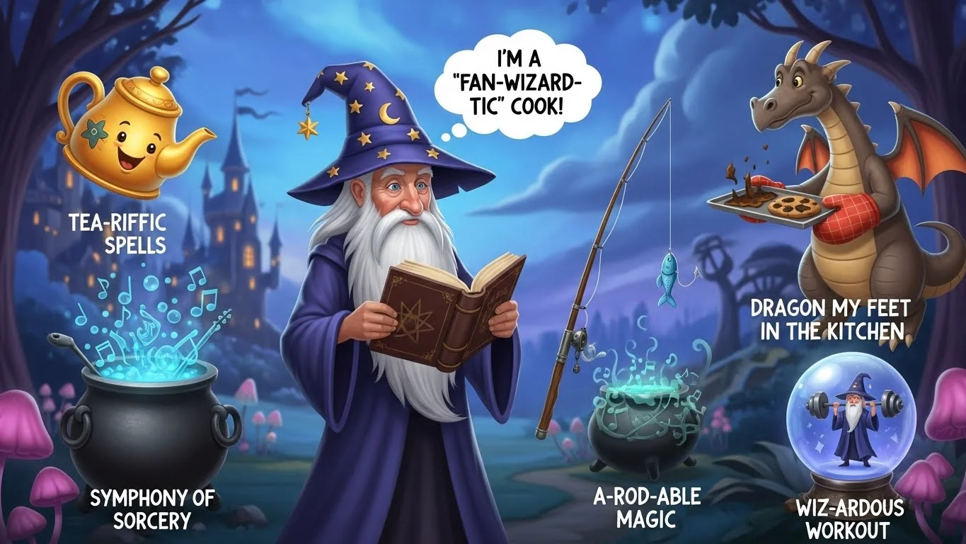 320+ Spellbound & Silly Wizard Puns That Are Pure Magic - Quickpun