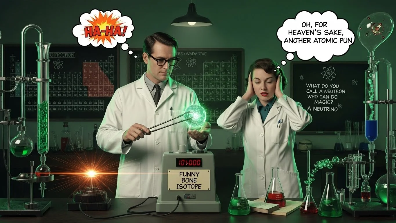 345+ Atomic Jokes & Nuclear Puns Explosively Funny Science Humor - Quickpun