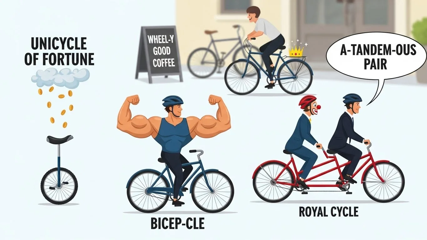 324+ Hilarious Bike Puns That Pedal Fun Two-Wheel Wordplay - Quickpun