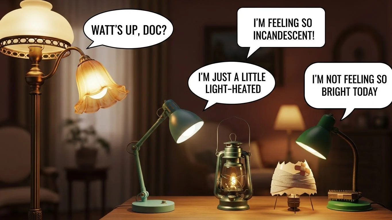 345+ Lamp Puns That Will Brighten Your Day Instantly - Quickpun