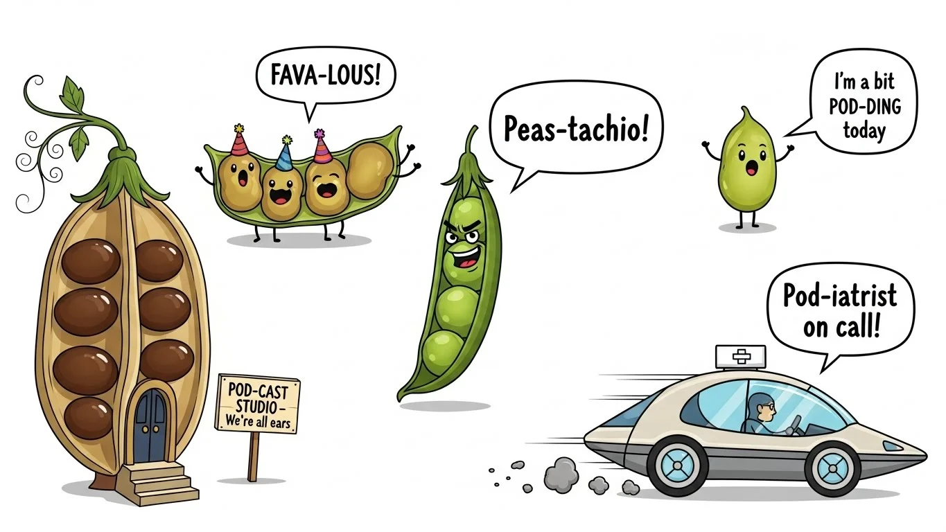 355+ Pod Puns That Are Pea-fully Funny & Clever - Quickpun