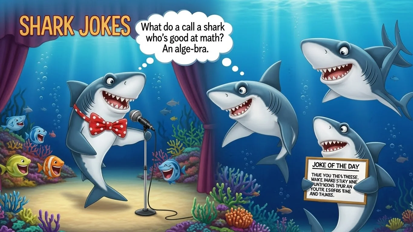 333+ Hilarious Shark Jokes & Fin-tastic Puns Ocean Laughs That Bite ...